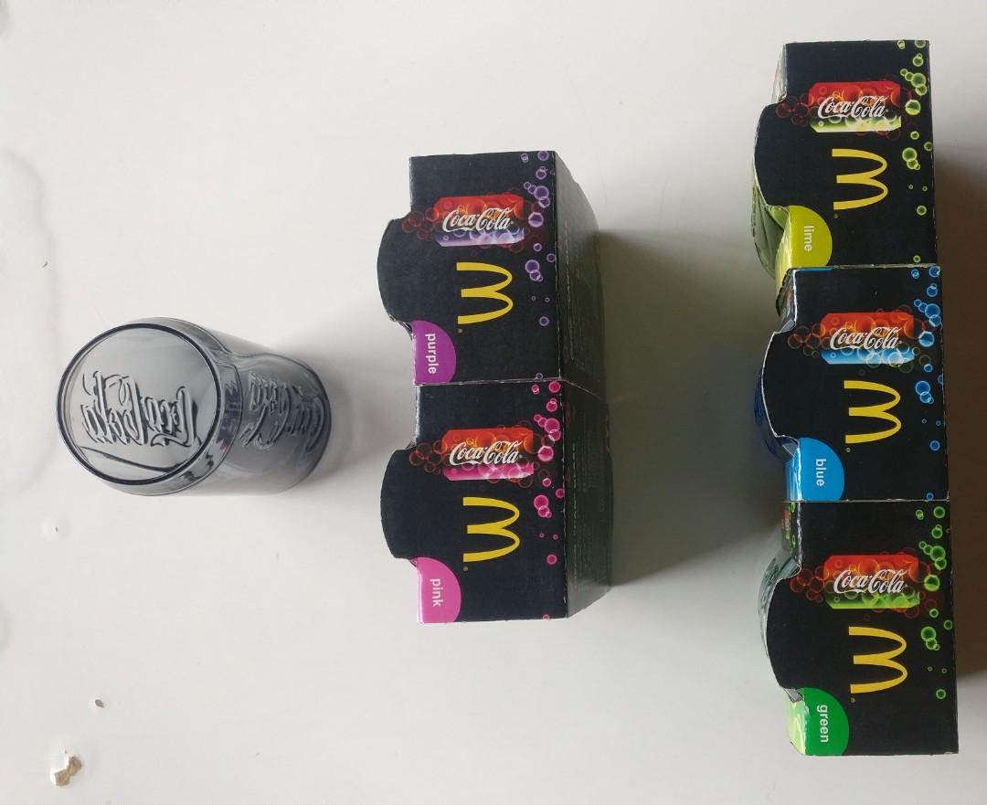 Mcdonalds Mcd Malaysia Coca Cola Coke Glass Can 2011 Collectors Limited Edition Hobbies