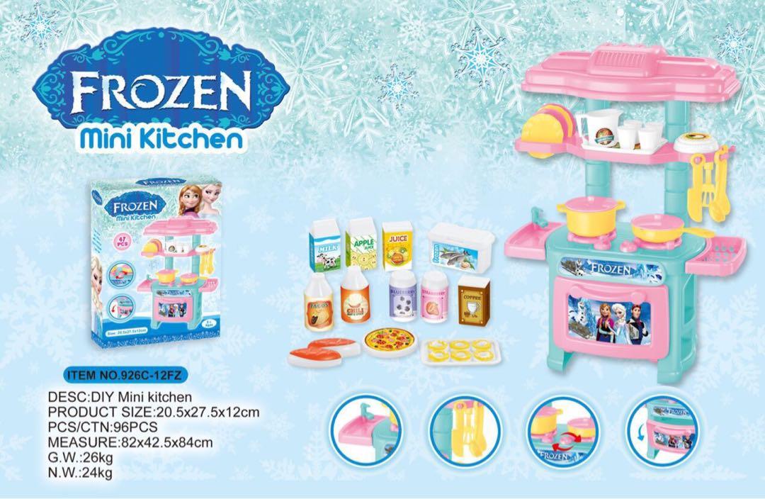 Mini Kitchen Set - Frozen Elsa, Hobbies & Toys, Toys & Games on Carousell
