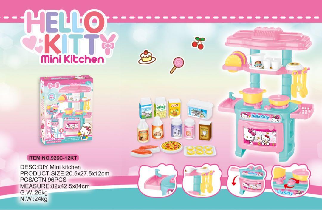 Mini Kitchen Set Hello Kitty, Hobbies & Toys, Toys & Games on Carousell