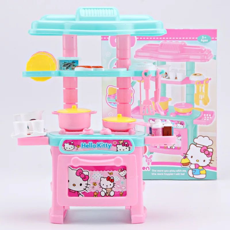 Mini Kitchen Set Hello Kitty, Hobbies & Toys, Toys & Games on Carousell