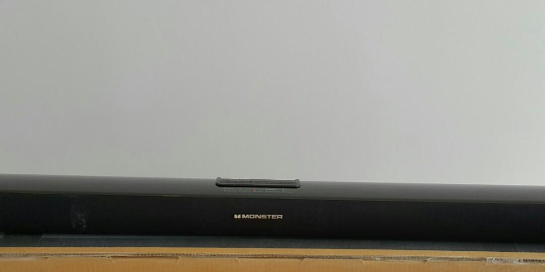 Monster sound bar, 音響器材, Soundbar、揚聲器、藍牙喇叭、耳擴 - Carousell