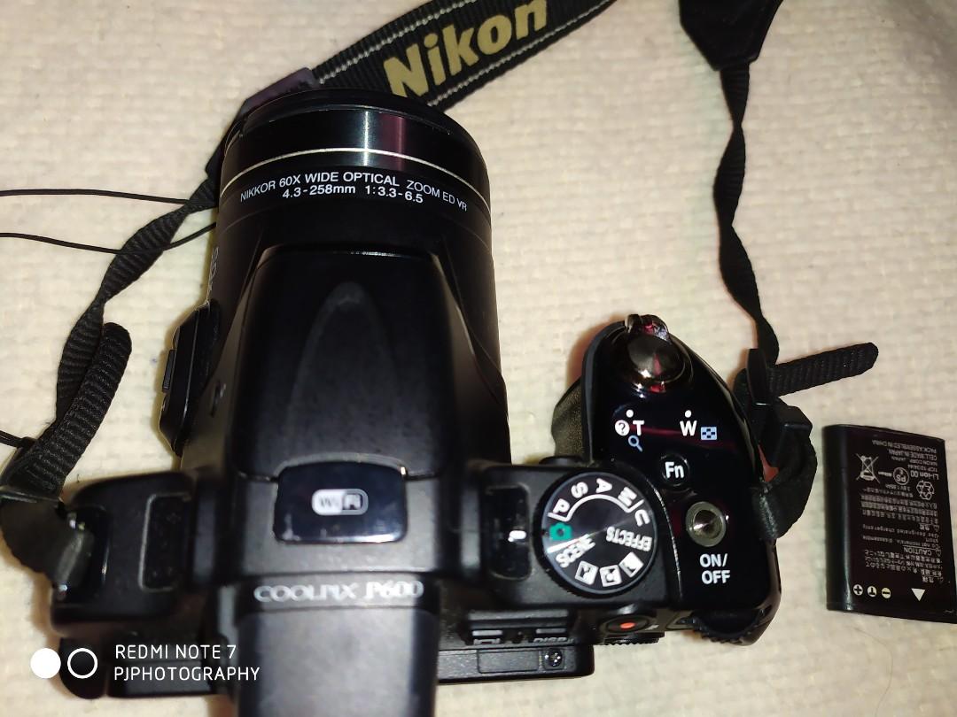 Nikon CoolPix P600 65X Total Zoom (60x optical zoom + 5x more digital ...