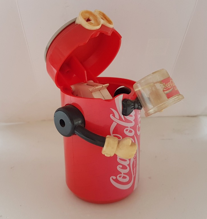 Exquisite Coca Cola Souvenir, Vintage Coin Bank, a Moving Coke Can ...