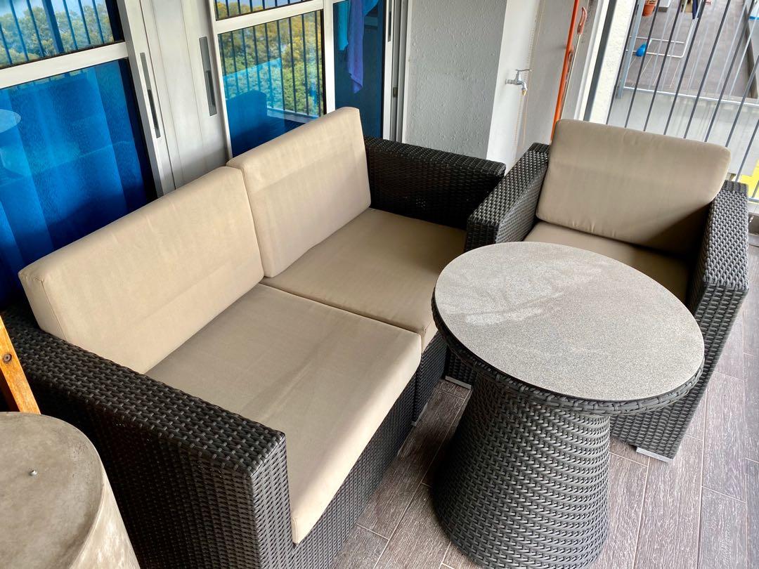 Outdoor sitting set with side table. Barang Barang brand., Furniture ...