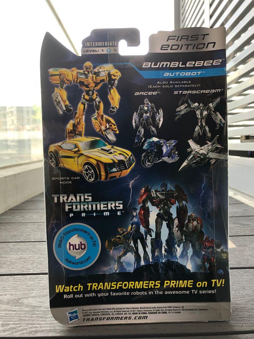 Prime Bumblebee First Edition Transformers TFP Takara Tomy Hasbro not ...