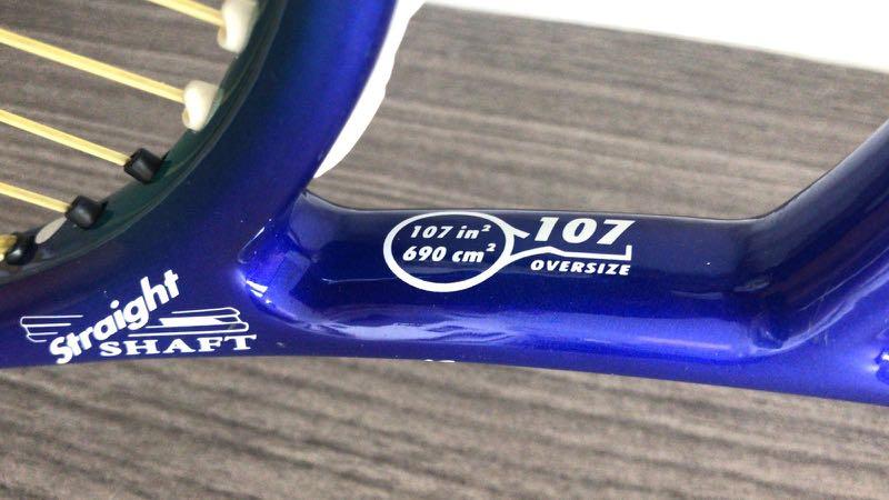 Prince straight shaft titanium tennis racket, Sports Equipment, Sports ...