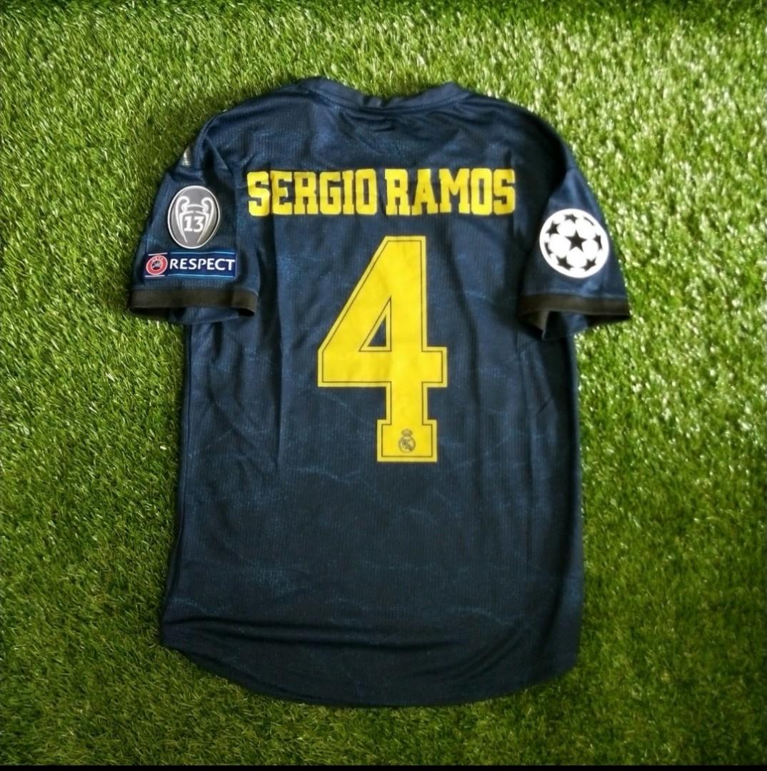 Real Madrid 19/20 Away Kit(PLAYER VERSION), Sports Equipment, Exercise ...