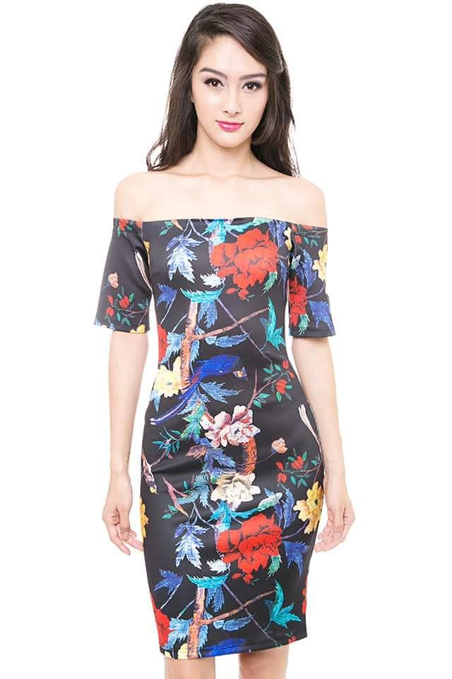 Sabrina body count dress, Fesyen Wanita, Pakaian Wanita, Gaun & Rok di ...