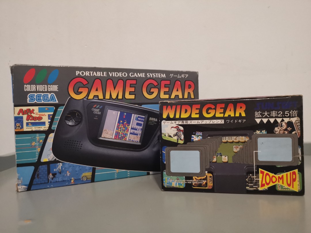 Sega Game Gear + Sunsoft Wide Gear (Pre-Loved 8/10), Video Gaming ...