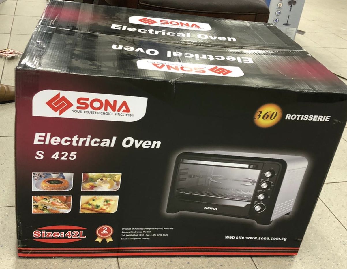 SONA ELECTRIC OVEN, TV & Home Appliances, Kitchen Appliances, Ovens ...