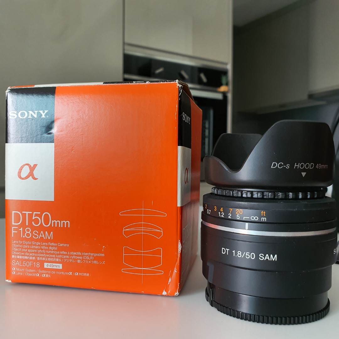 Sony DT 50mm f1.8 SAM, Photography, Lens & Kits on Carousell