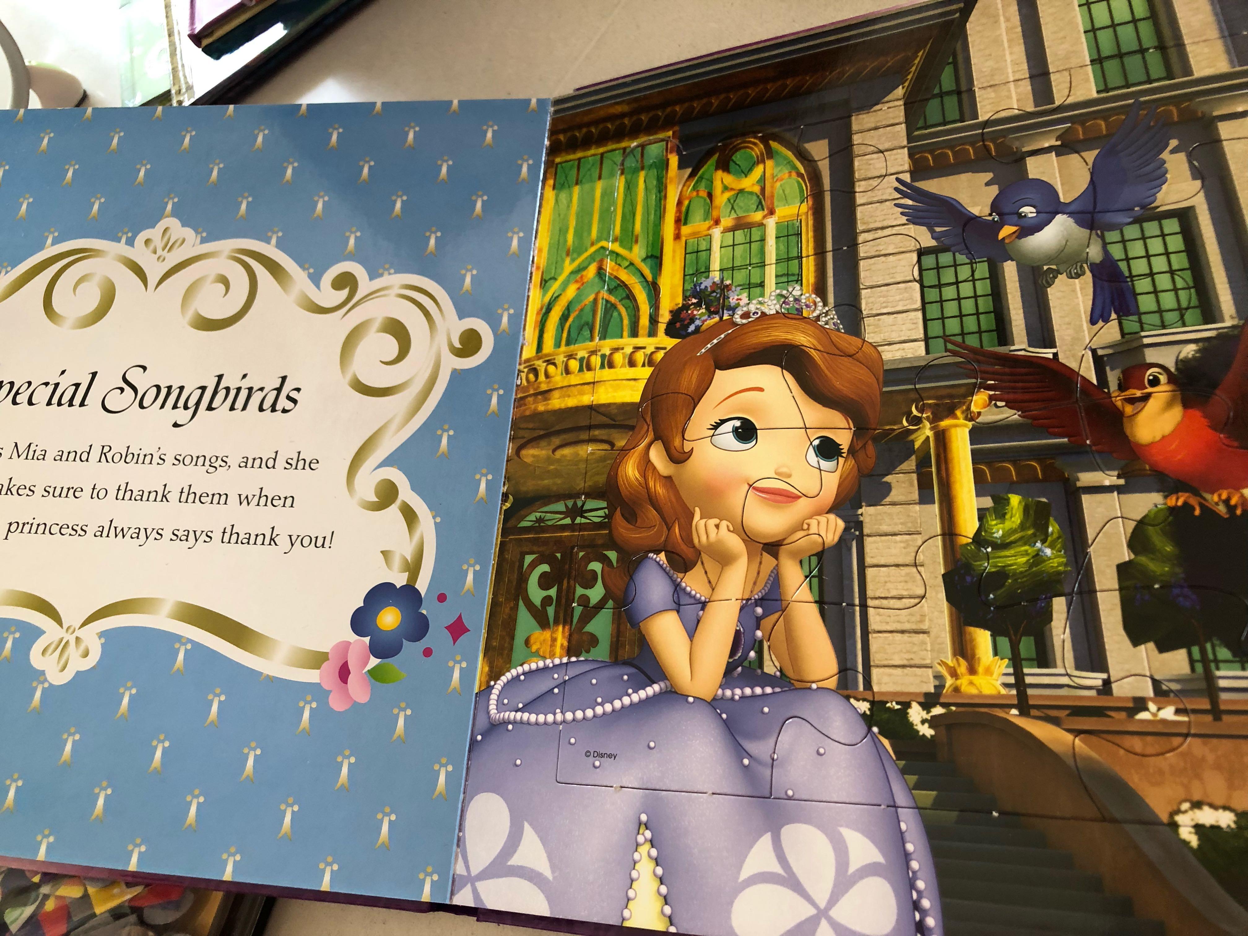 Sophia princess puzzle story book, Books & Stationery, Children's Books ...