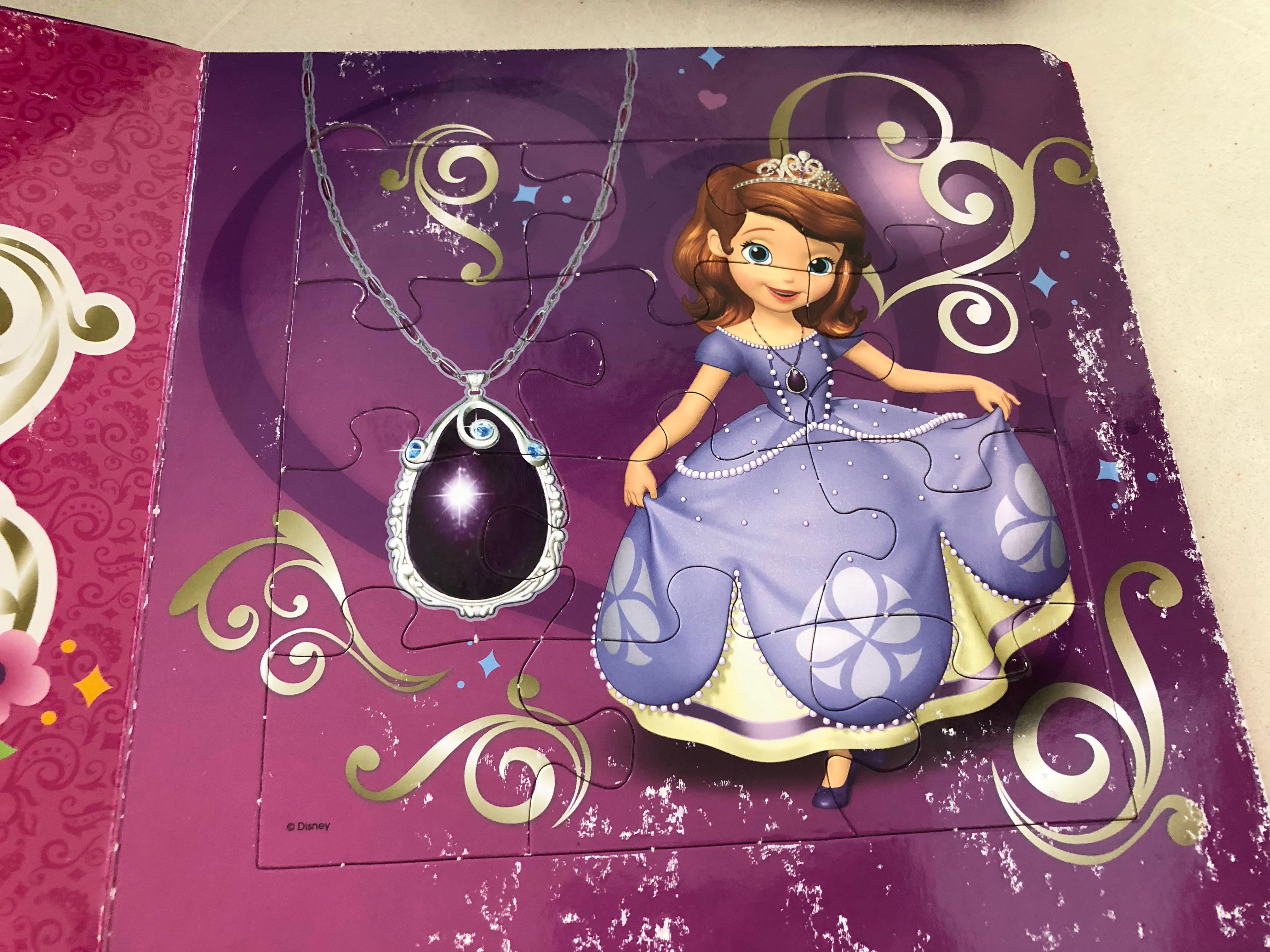 Sophia princess puzzle story book, Books & Stationery, Children's Books ...