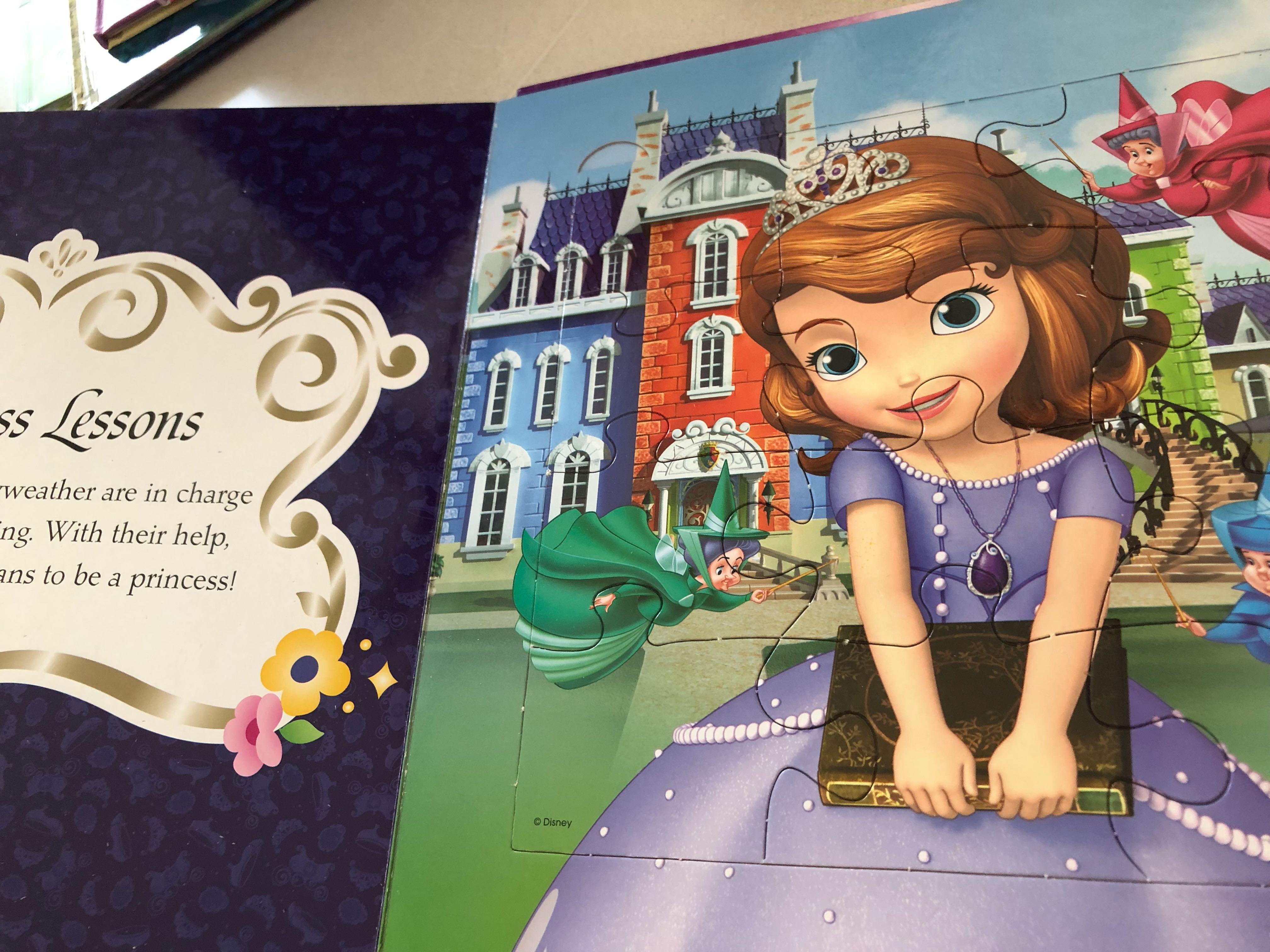 Sophia princess puzzle story book, Books & Stationery, Children's Books ...