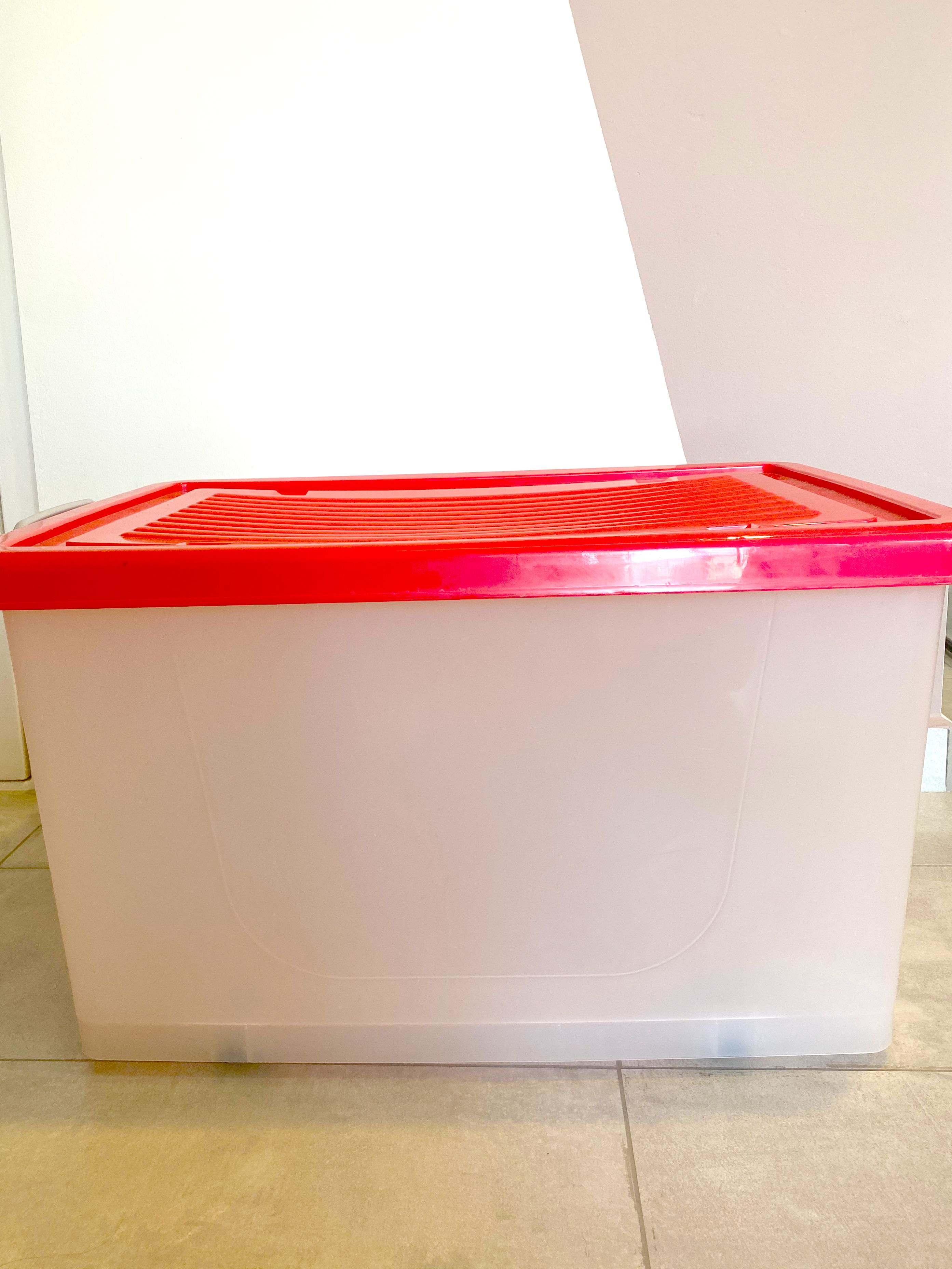 Clip Lock Storage Box - Algo 85L, Furniture & Home Living, Home ...