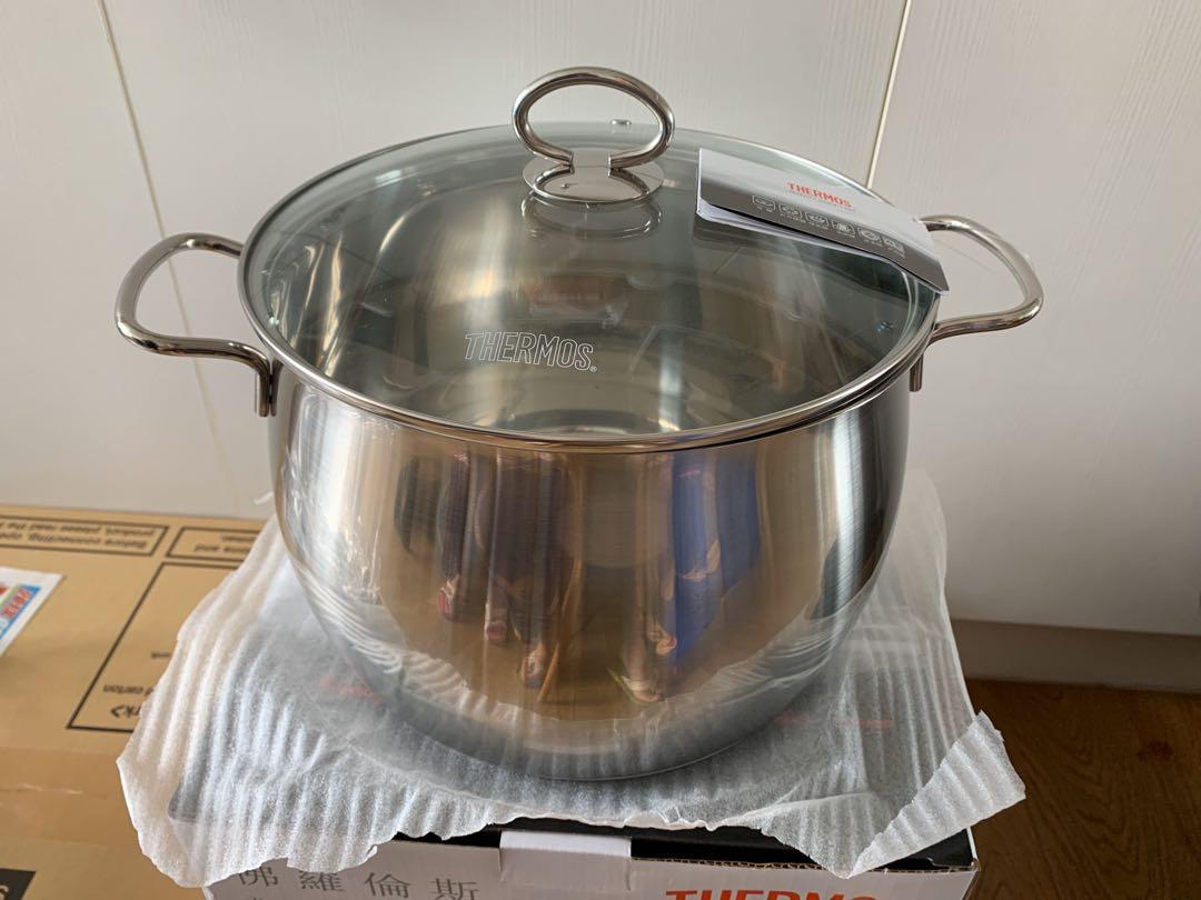 Thermos 24cm Stainless Steel Pot (Brand New Original Packing) / 膳魔師 ...