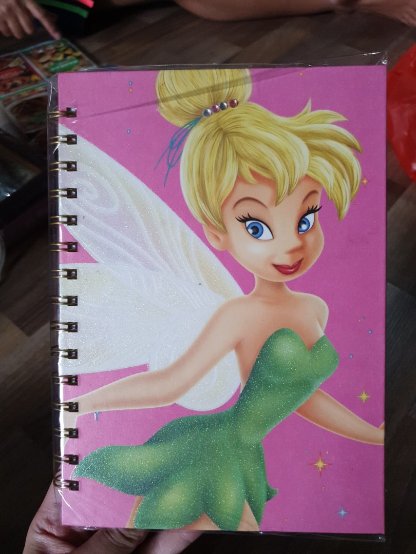 Tinkerbell Notebook, Hobbies & Toys, Stationery & Craft, Stationery ...