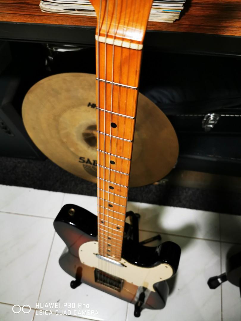 vintage john benneth telecaster electric guitar, Hobbies & Toys, Music ...
