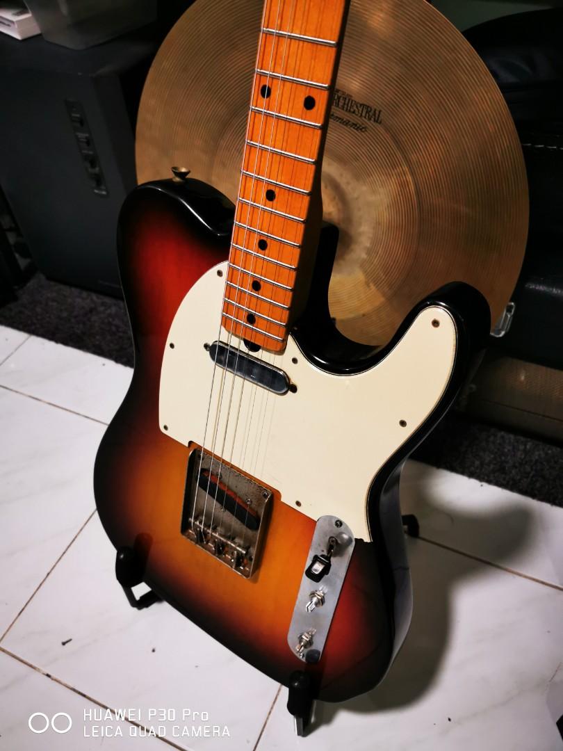 vintage john benneth telecaster electric guitar, Hobbies & Toys, Music ...
