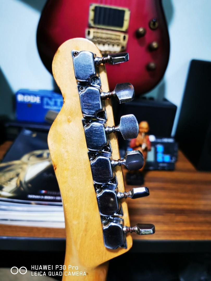 vintage john benneth telecaster electric guitar, Hobbies & Toys, Music ...