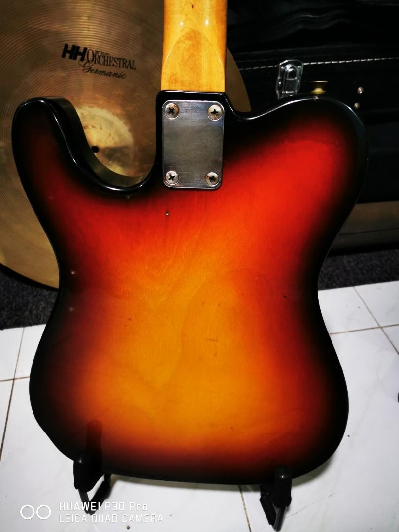 vintage john benneth telecaster electric guitar, Hobbies & Toys, Music ...