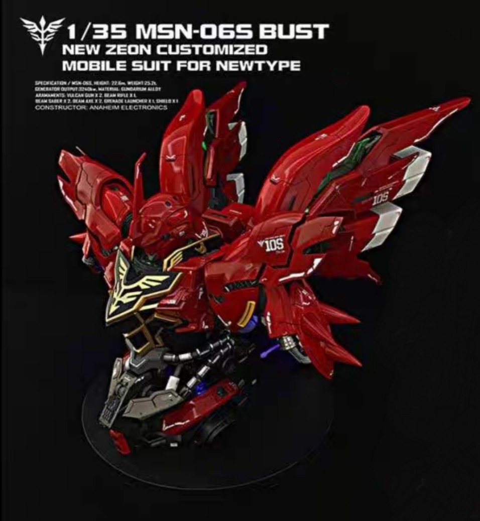 1/35 Sinaju Gundam Bust, Hobbies & Toys, Toys & Games on Carousell