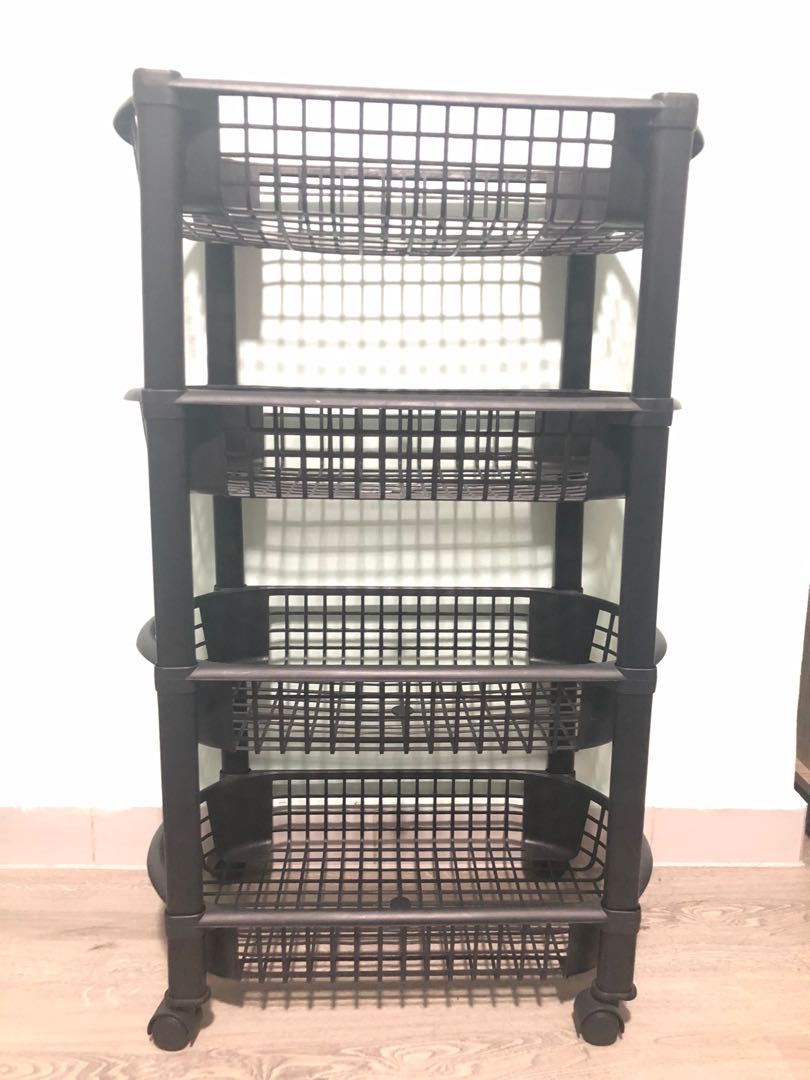 4 TIER TROLLEY, Furniture & Home Living, Furniture, Shelves, Cabinets ...