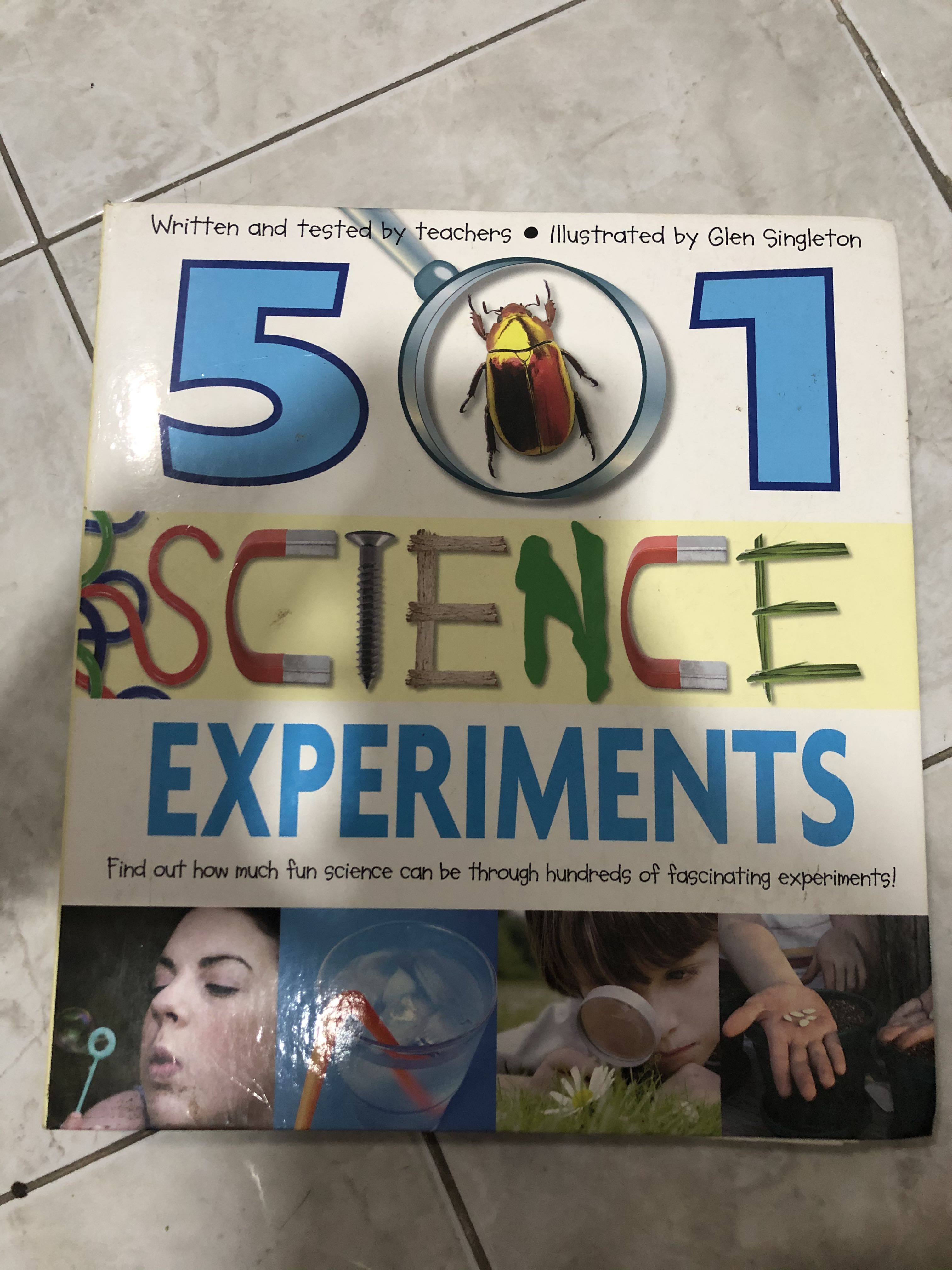 501 Science Experiments Book, Hobbies & Toys, Books & Magazines ...
