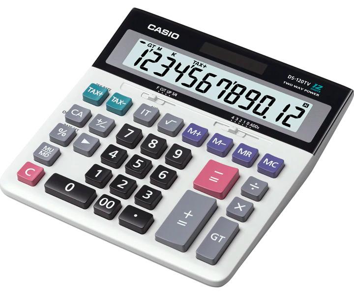 全新 Casio DS-120TV Adding Machine calculator 計數機, 興趣及遊戲, 手作＆自家設計, 文具 ...