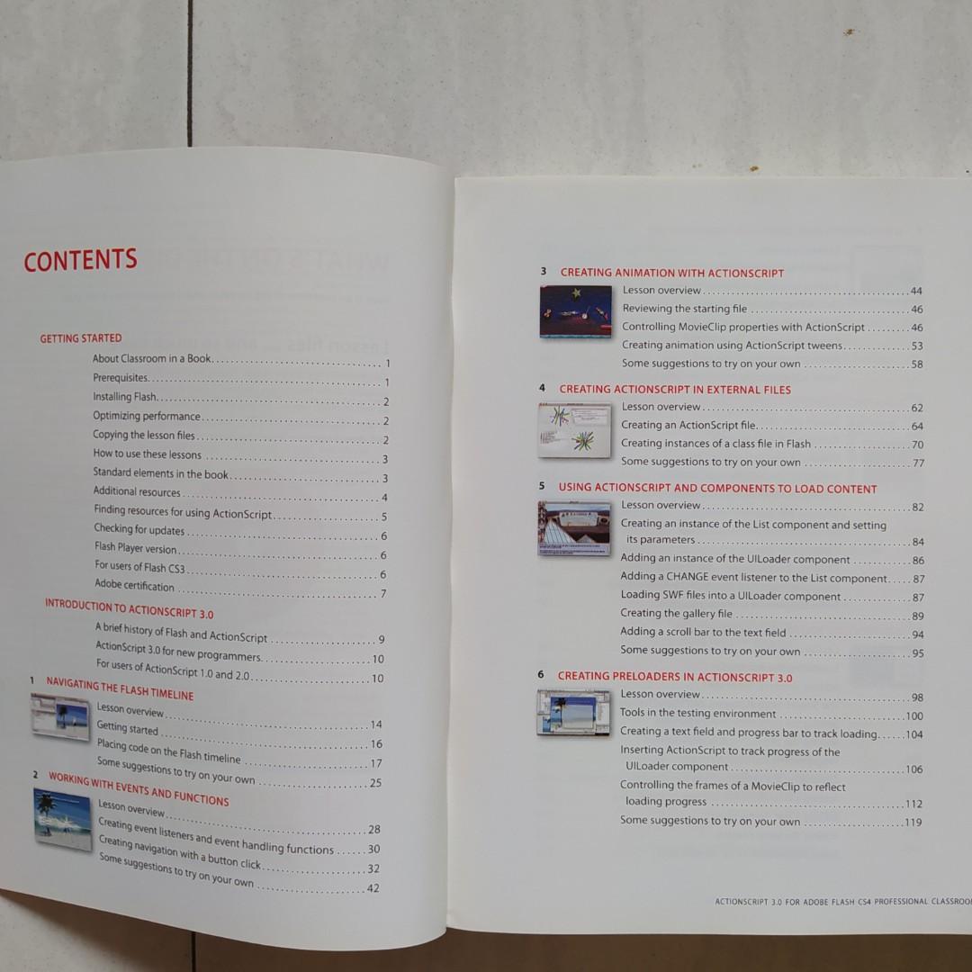 Adobe Flash CS4 Professional / ActionScript 3.0 (Classroom in a Book) (O.P. $35.30), Hobbies ...