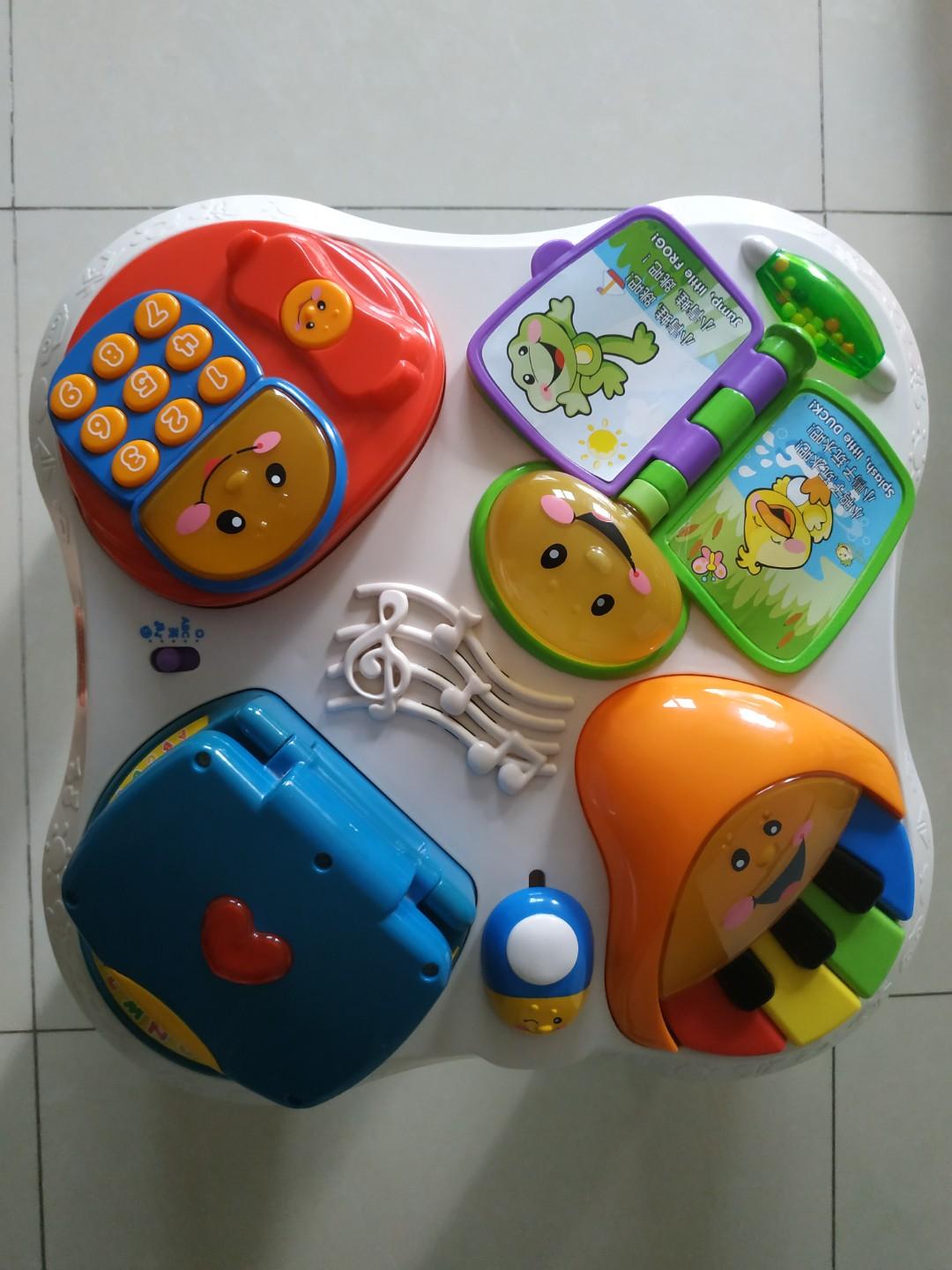 Fisher-Price Laugh & Learn Fun with Friends Musical Table Activity ...