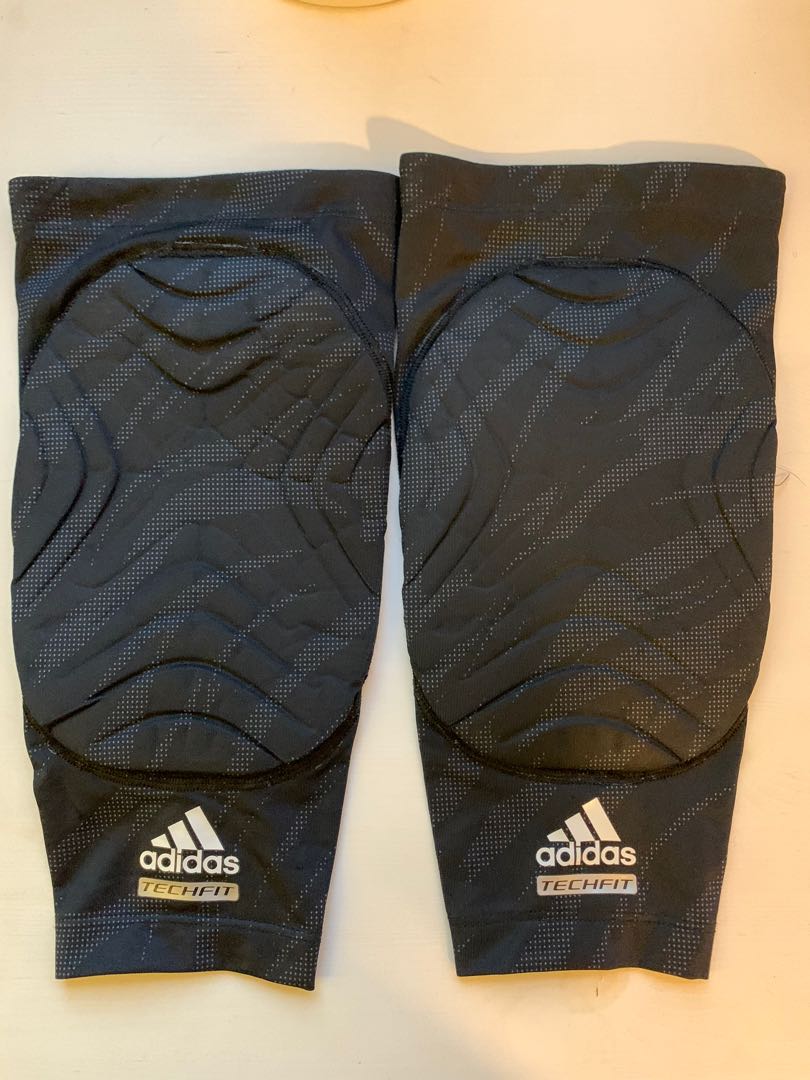 Adidas techfit knee pad / guard pair, Health & Nutrition, Braces ...