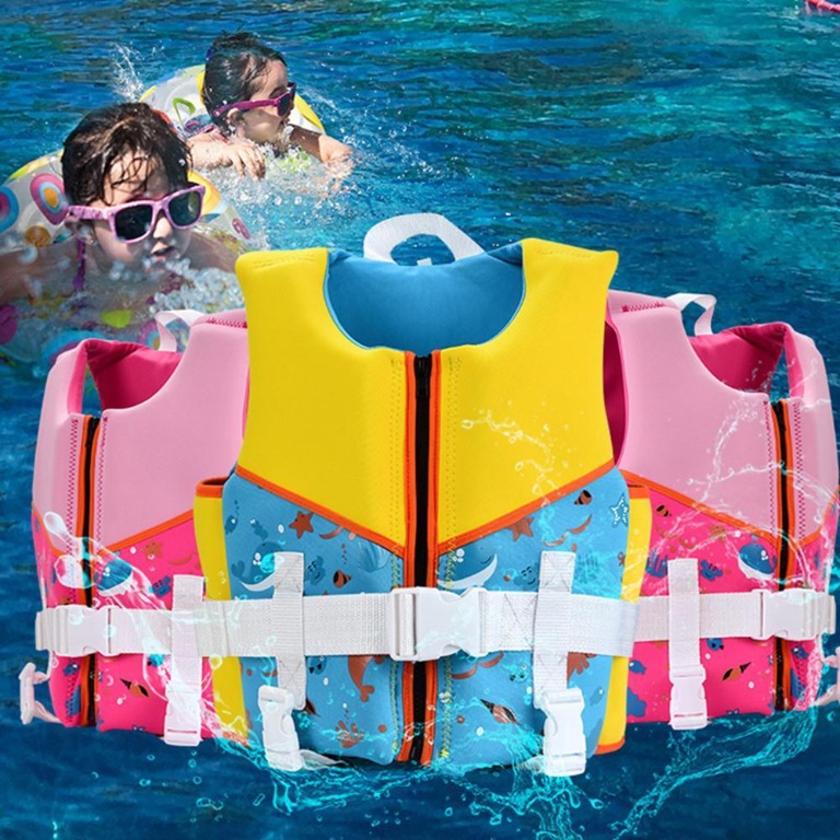Adjustable Kids Inflatable Float Life Vest/Life Jacket, Everything Else ...
