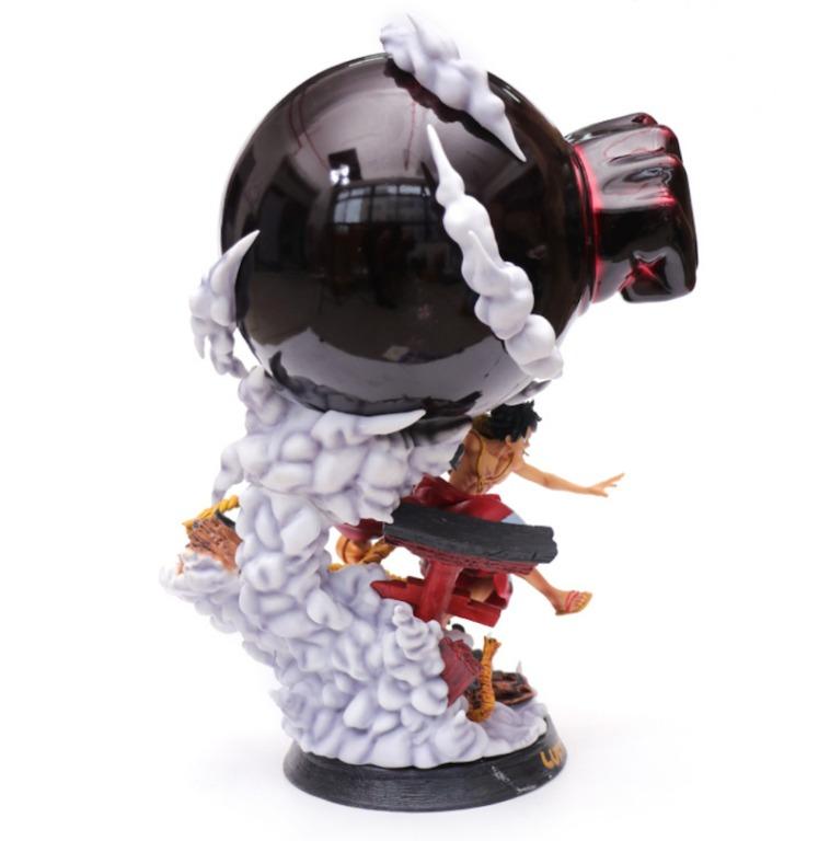 Anime One Piece Luffy Gear Third 3 The Bound Man GK Statue Kimono Luffy ...