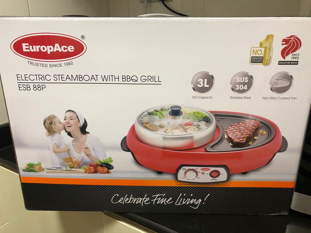 Brand New Electric Steamboat with BBQ Grill, TV & Home Appliances ...
