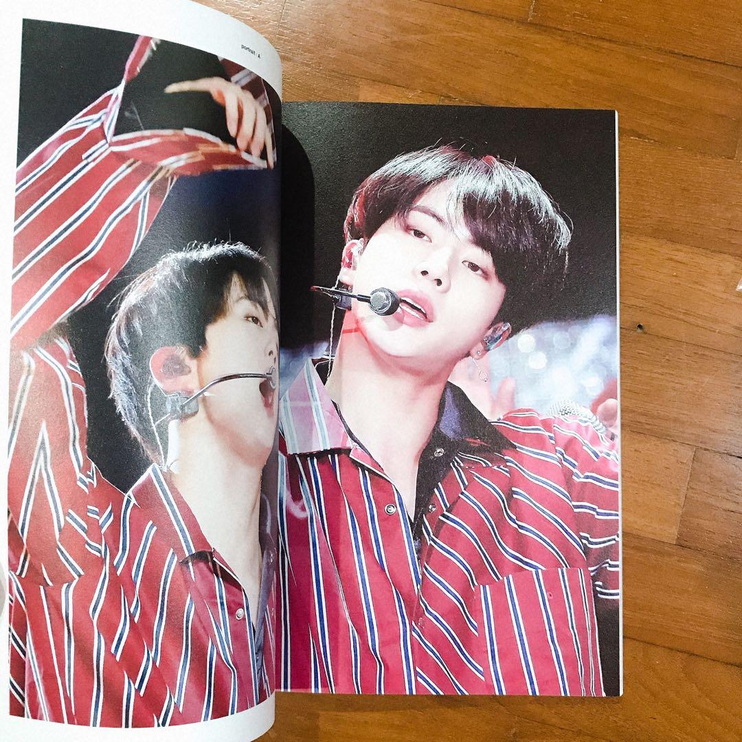 PRICE LOWERED bts jin fansite photobook set portrait a by improvingjin ...