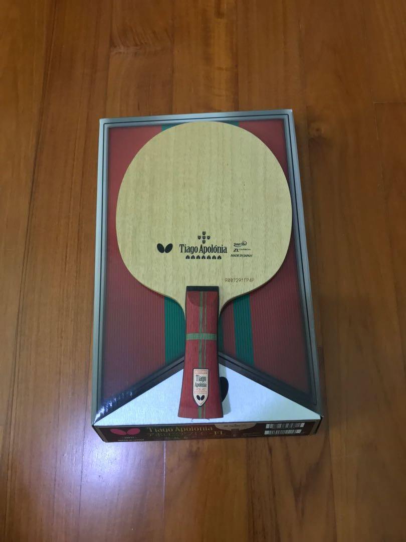 Butterfly Tiago Apolonia ZLC, Sports Equipment, Sports & Games, Racket ...