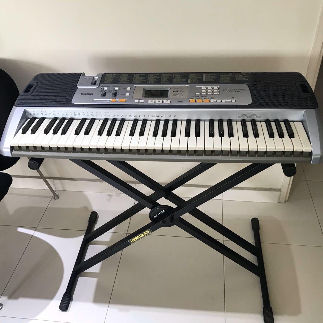 Casio - LK 110 (with Hercules keyboard stand), Hobbies & Toys, Music ...