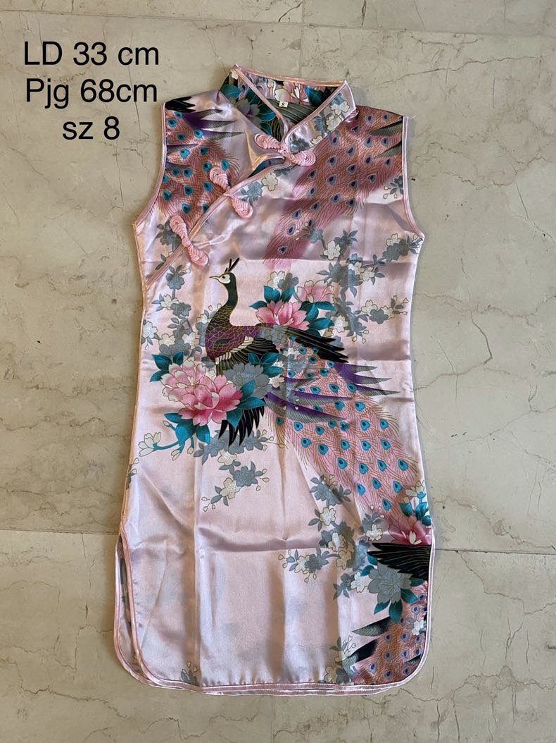 Cheongsam Dress, Bayi & Anak, Baju Anak Perempuan, 8 hingga 12 tahun di ...