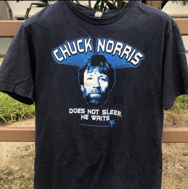 Vintage chuck norris tee, Women's Fashion, Tops, Shirts on Carousell