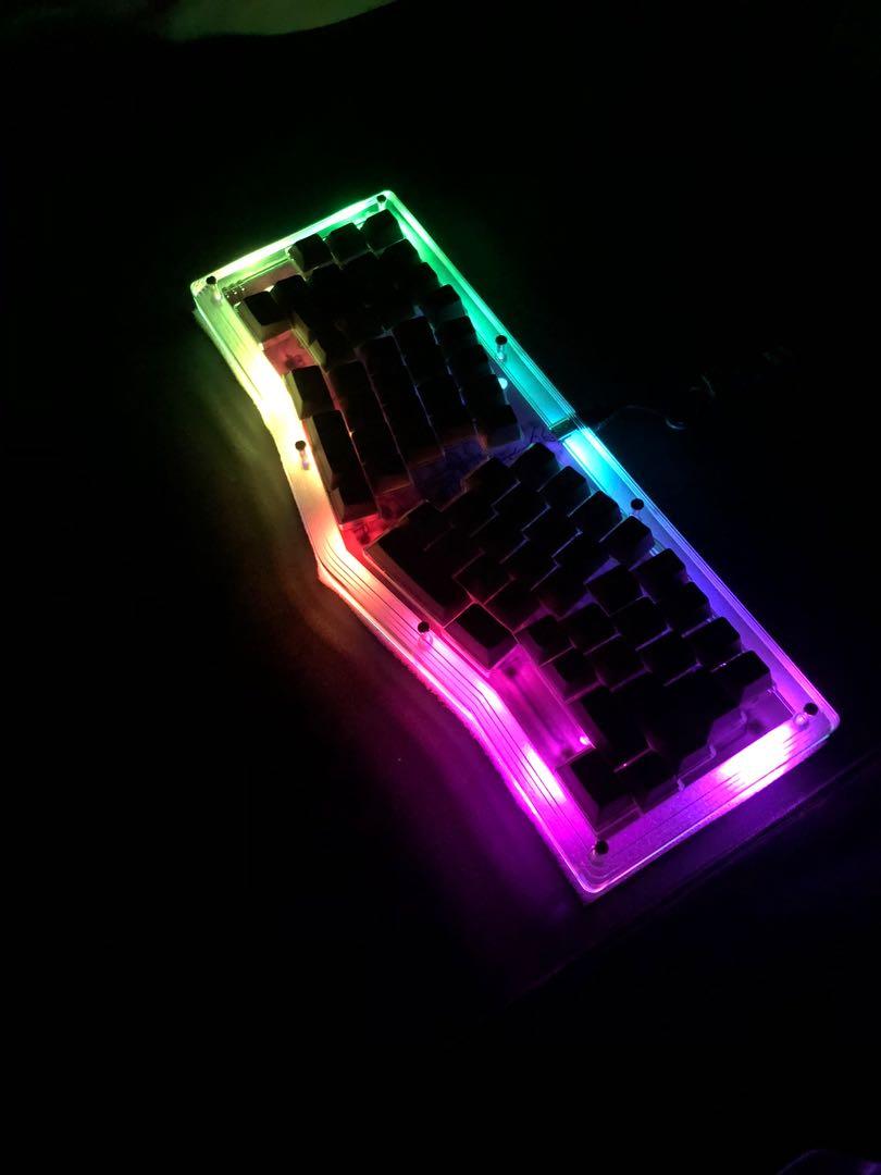 Custom Stacked Acrylic Alice Keyboard [Price Lowered], Computers & Tech ...