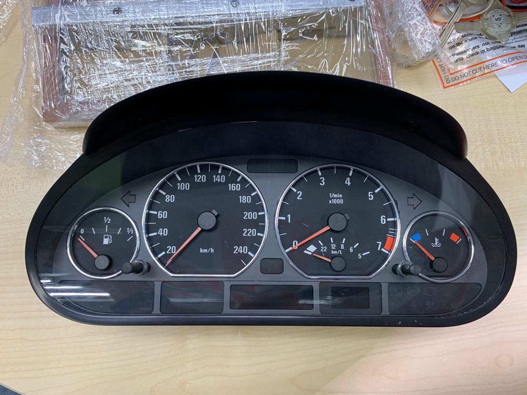 BMW E46 dash meter, Auto Accessories on Carousell