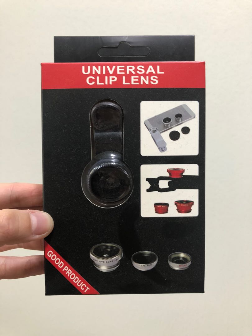 Fish Eye Lens universal clip, Mobile Phones & Gadgets, Mobile & Gadget ...