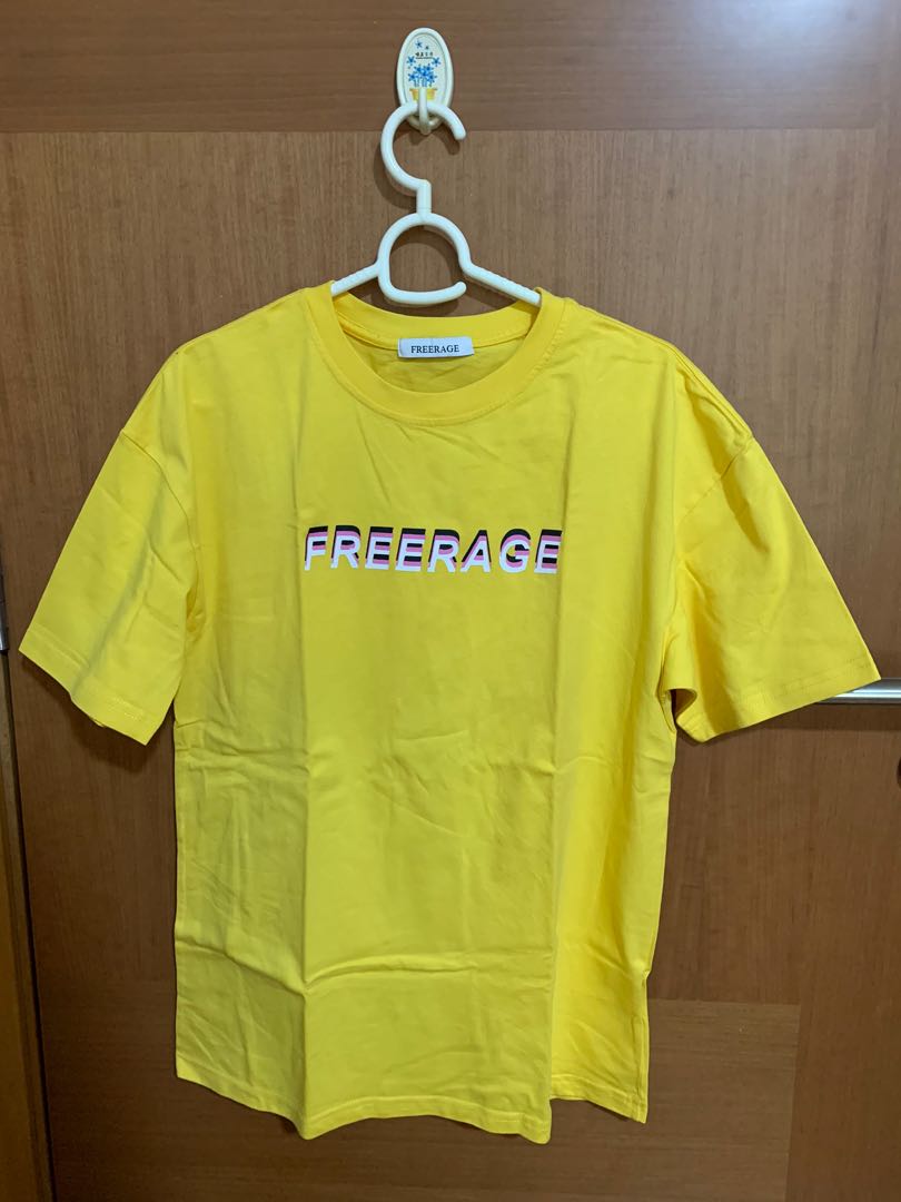 Freerage “Please Going On” Tee, Men's Fashion, Tops & Sets, Tshirts & Polo Shirts on Carousell