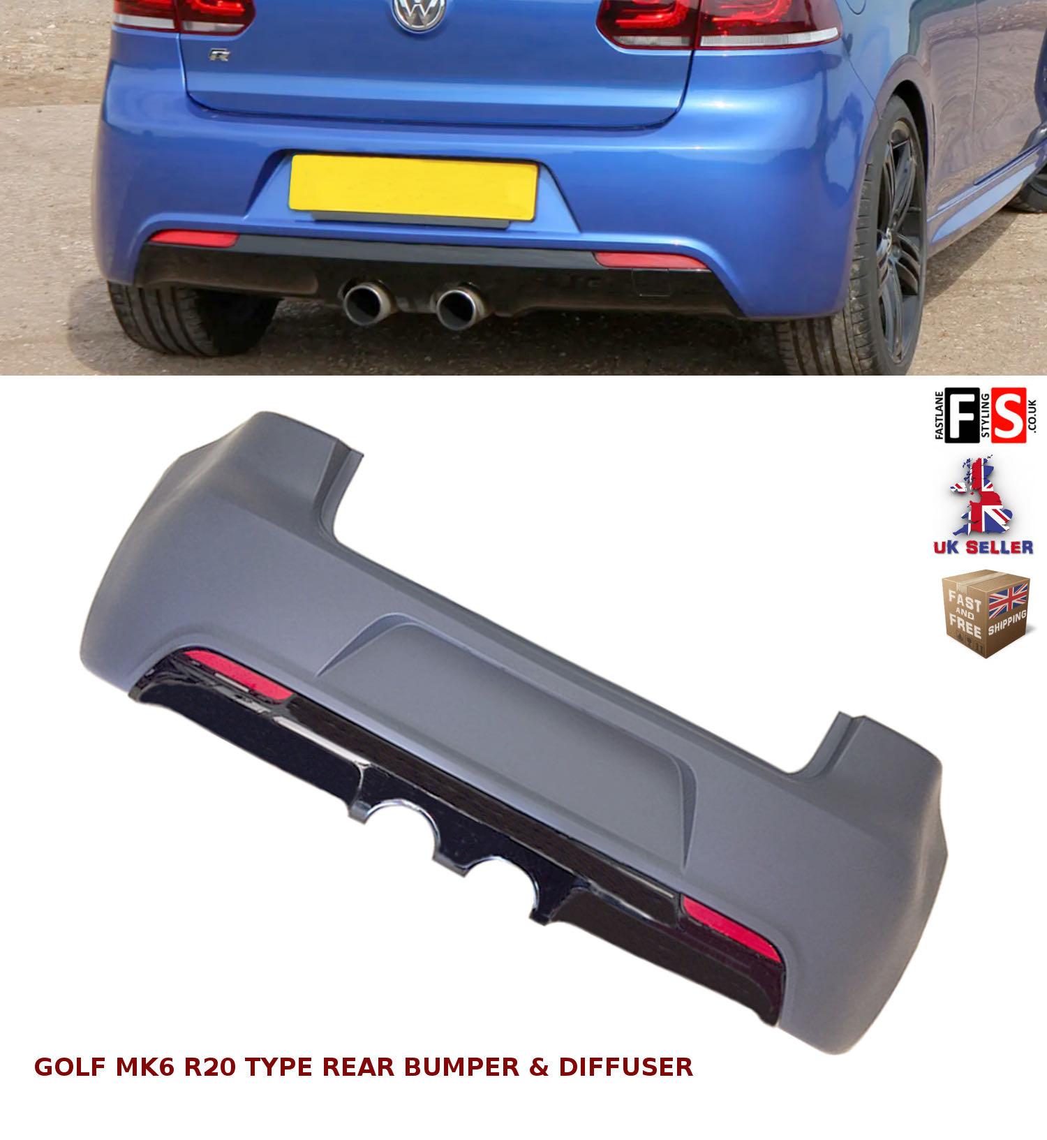 GOLF R BODY KIT BACK BUMPER AND DIFFUSER , Car Accessories, Accessories ...