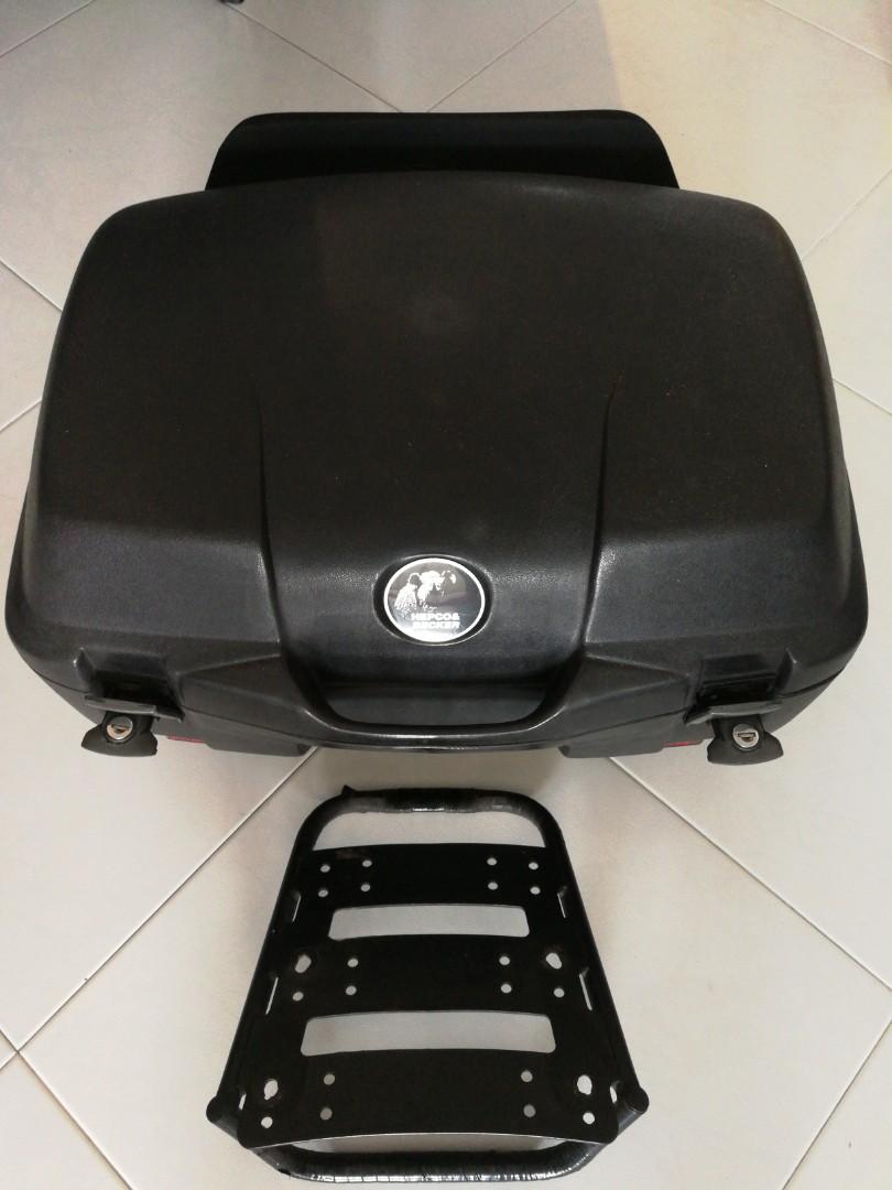 Hepco & Becker H&B 45L topcase box with backrest and baseplate ...