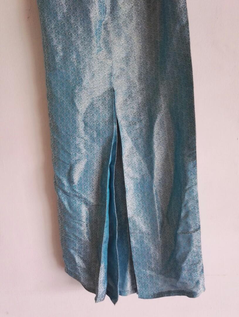 Indian Blue Songket, Women's Fashion, Bottoms, Skirts on Carousell