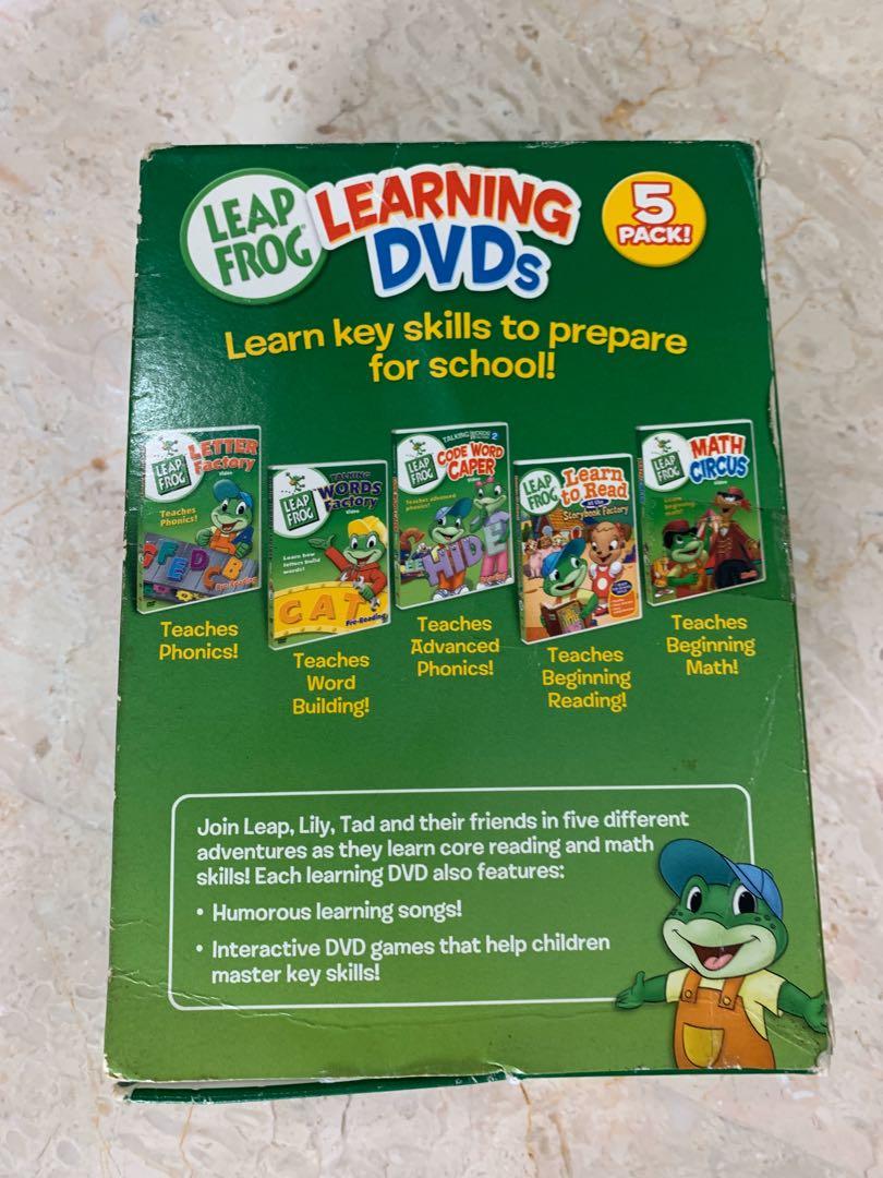 Leap frog learning dvd - 5 packs, Hobbies & Toys, Books & Magazines ...