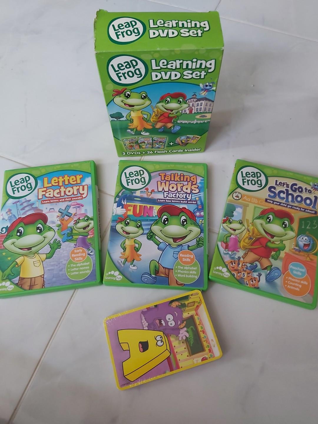 LeapFrog Learning DVD Set DVDs 26 Flash Cards Music CD Shopee Philippines | atelier-yuwa.ciao.jp