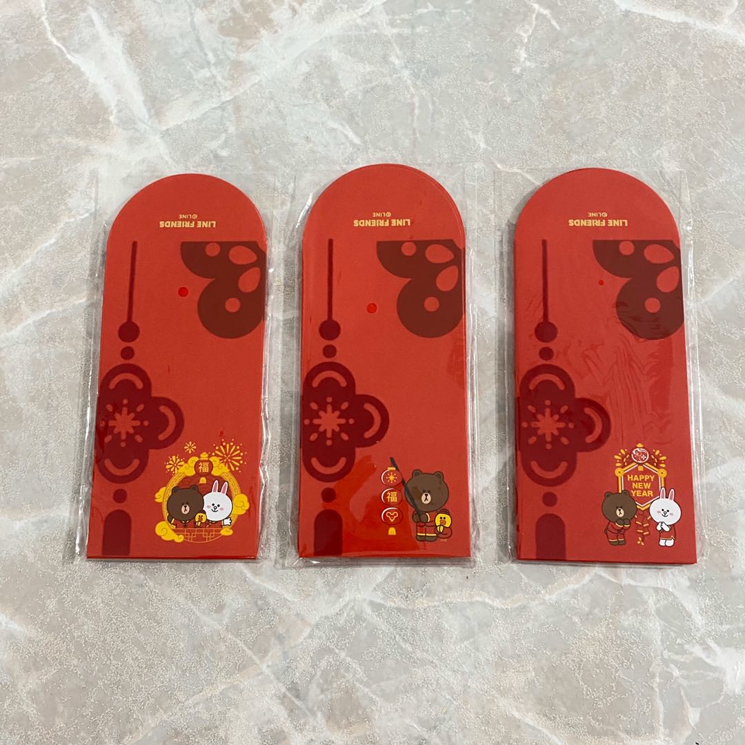 LINE Friends CNY Angbao, Hobbies & Toys, Stationery & Craft, Occasions ...